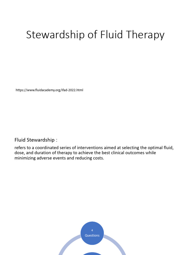 7D Fluid Stewardship Manado Dr. Nurita | PDF | Intensive Care Unit ...