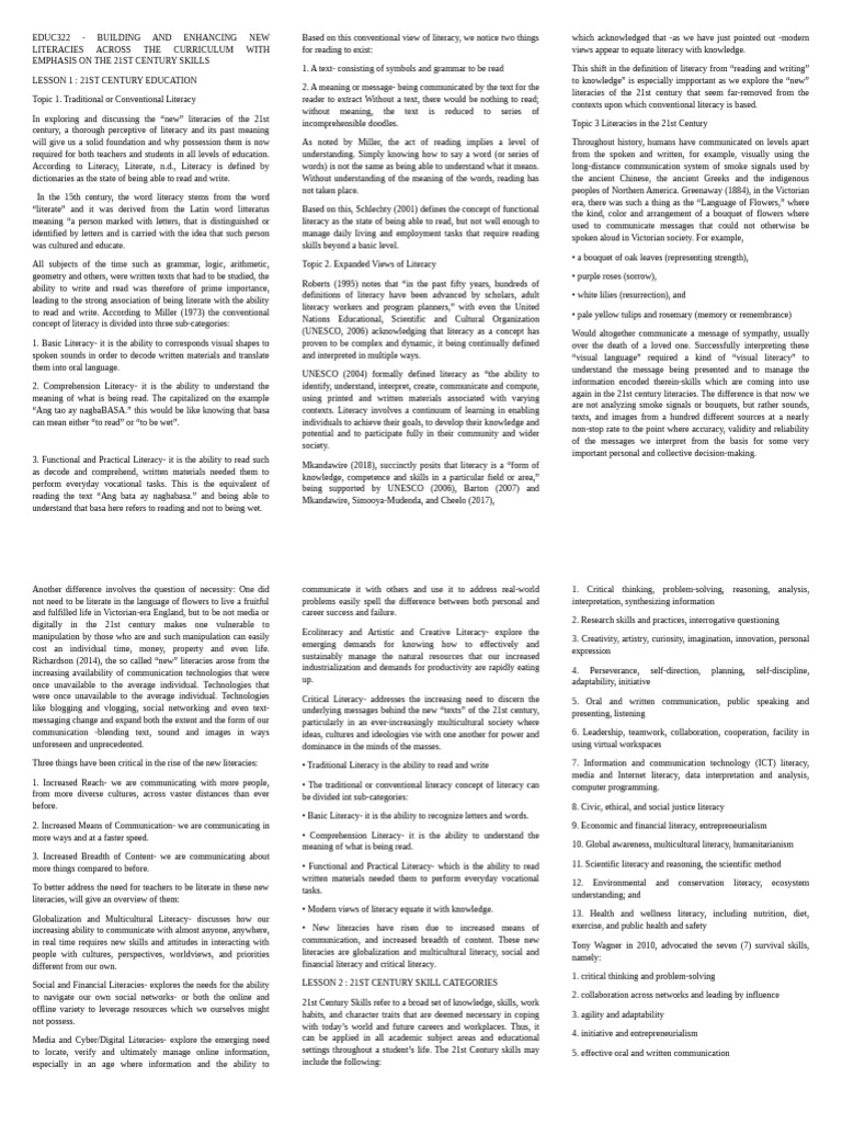 EDUC322-NOTES-MIDTERMS | PDF | Educational Assessment | Learning