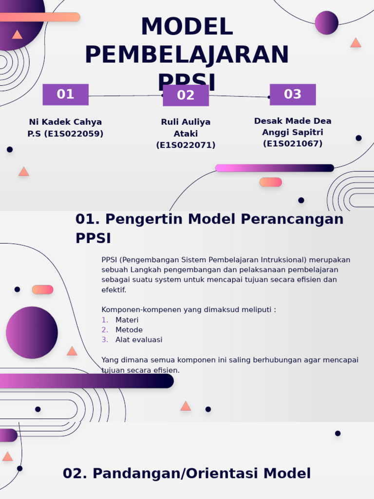 Metode Rancangan Pembelajaran Ppsi-1 | PDF