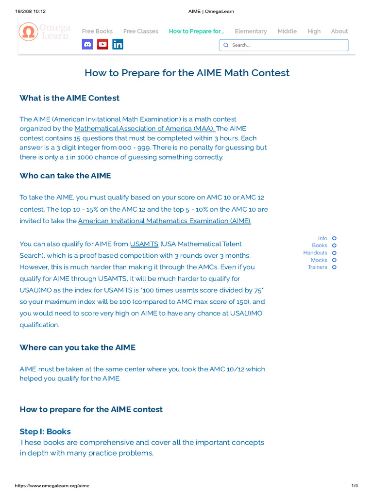 AIME _ OmegaLearn | PDF | Geometry | Number Theory