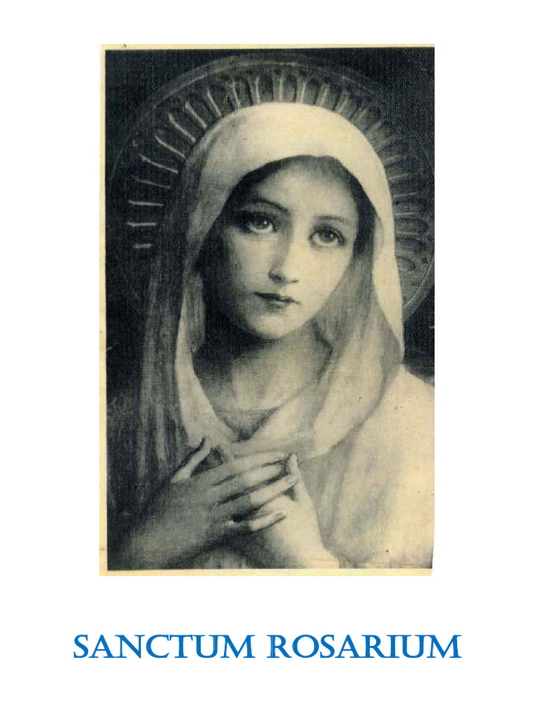 Sanctum Rosarium (Reducido) | PDF | Creencia religiosa y doctrina | Adoración Cristiana Y Liturgia