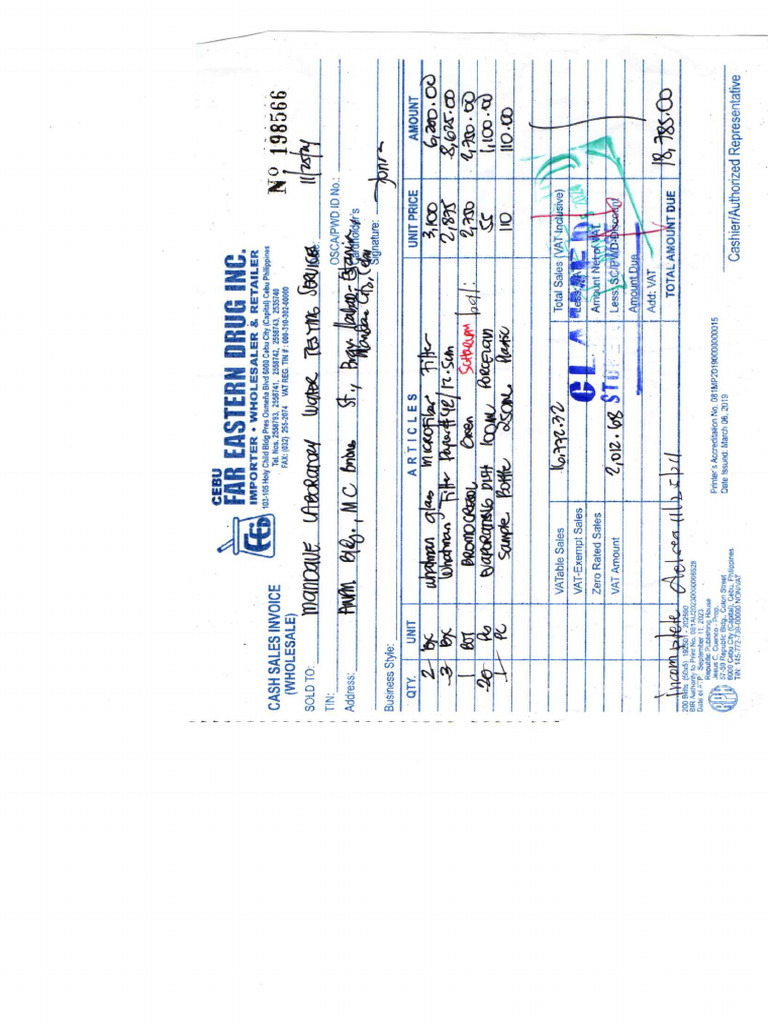 Cebu Far Resibo | PDF