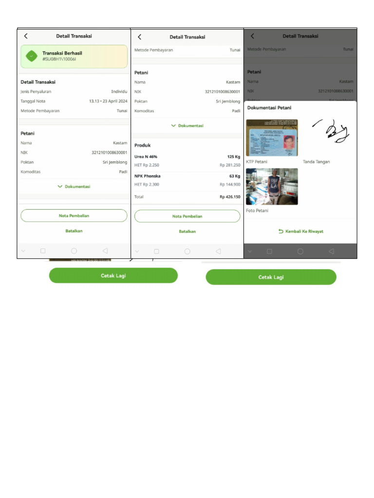pengajuan kembali verval pupuk | PDF