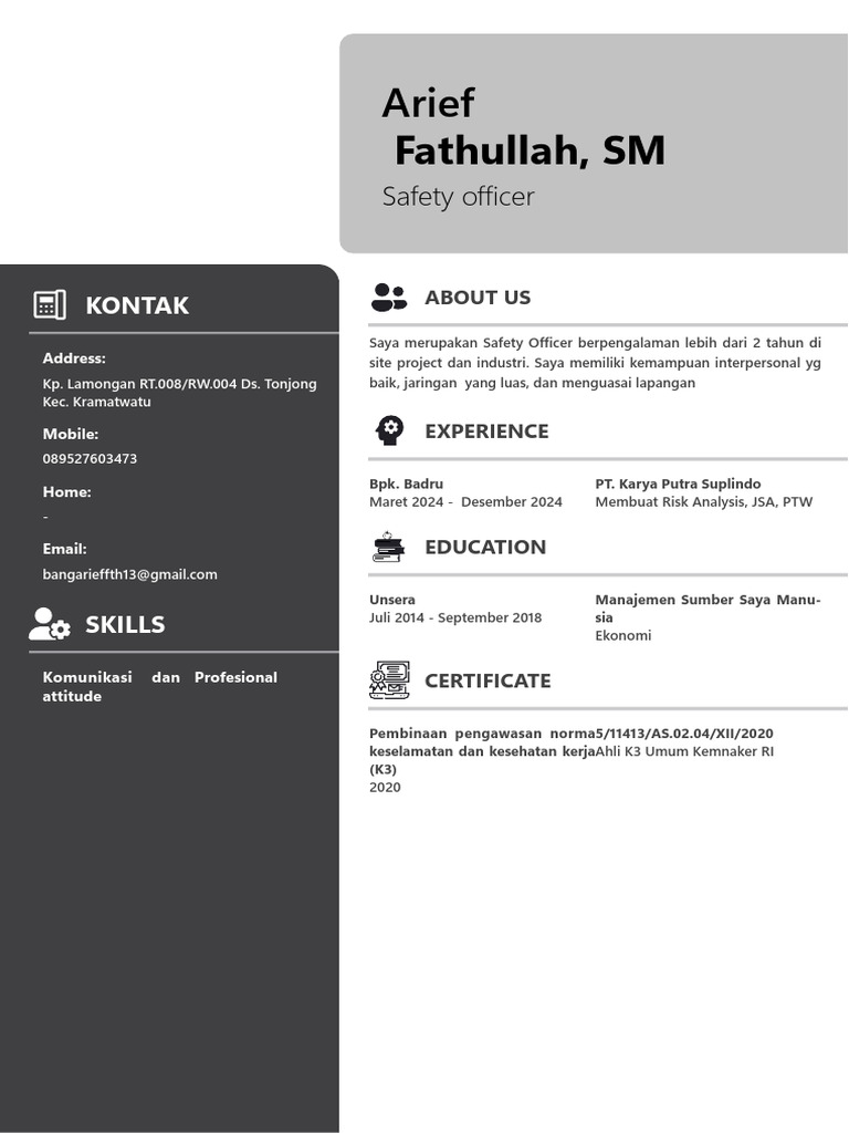 Buat CV | PDF