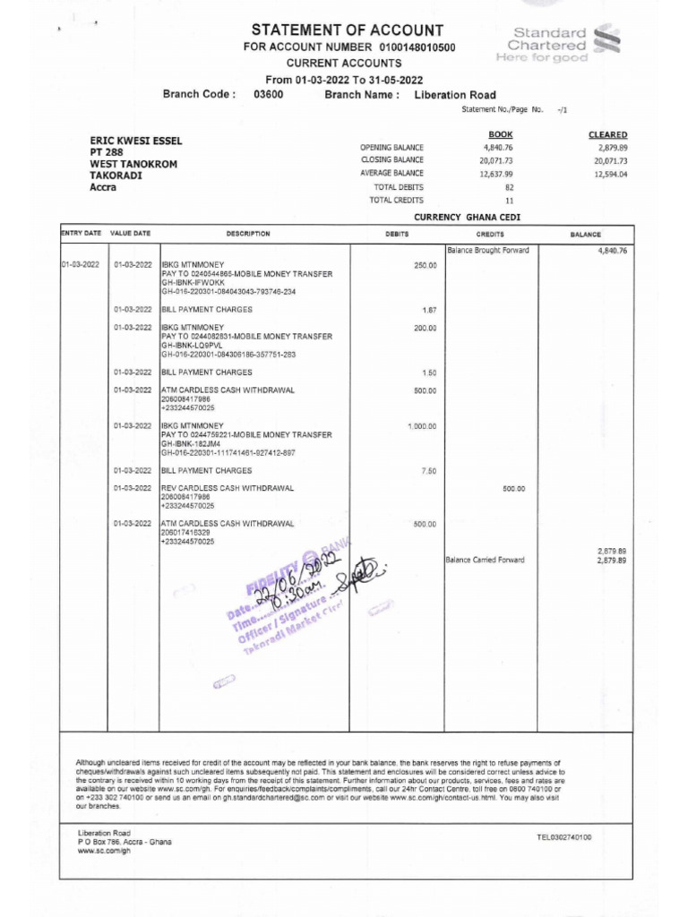 EMPL - Eric Kwesi Essel - 1 2 | PDF