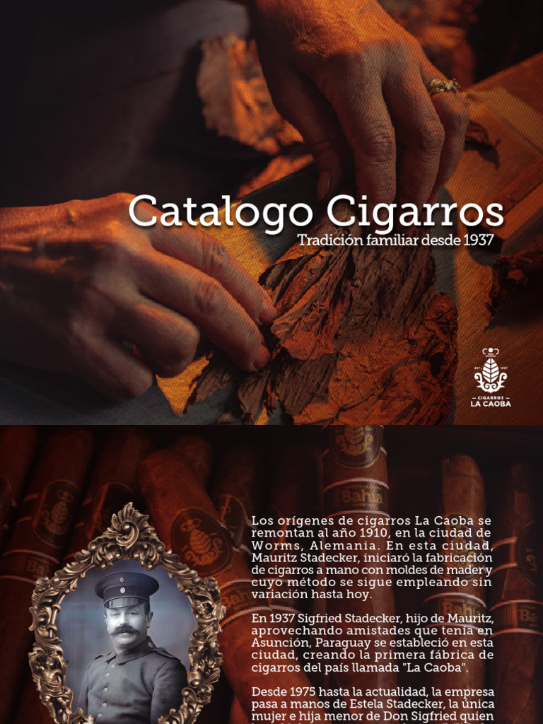 Catálogo de Cigarros La Caoba | PDF | Paraguay | Estimulantes a base de ...