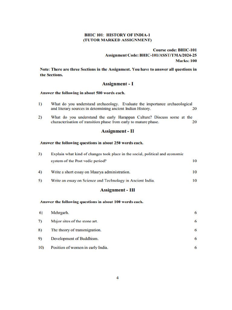 Assignment History 1 | PDF