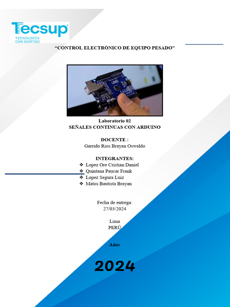 Lab 2 Señales Contínuas Con Arduino | PDF | Diodo emisor de luz | Color