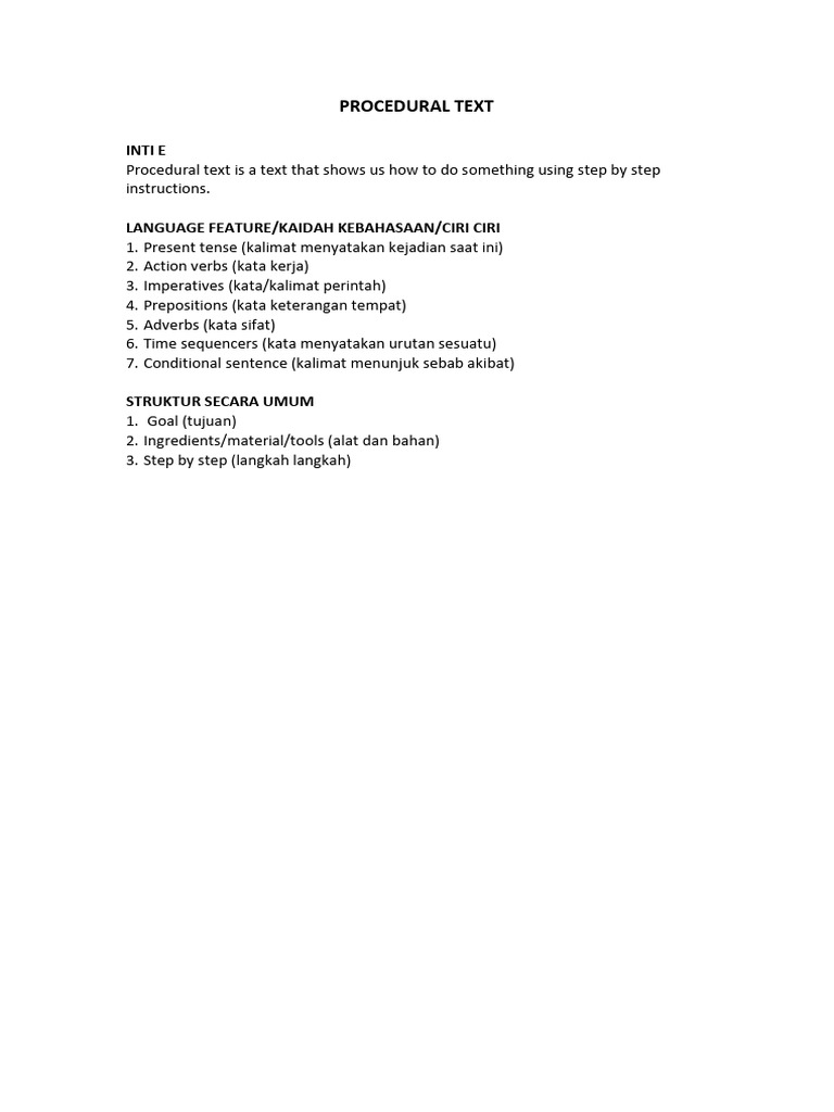 Materi Procedural | PDF