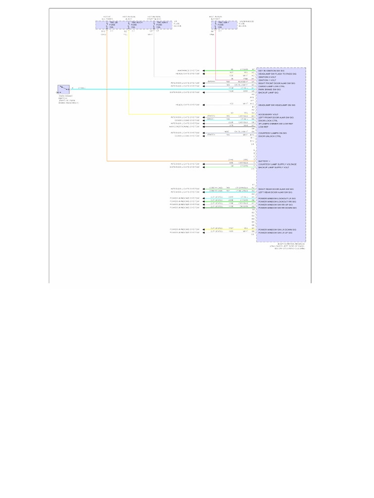 2005 Chevrolet C1500+Pickup+Silverado BCM 2 | PDF