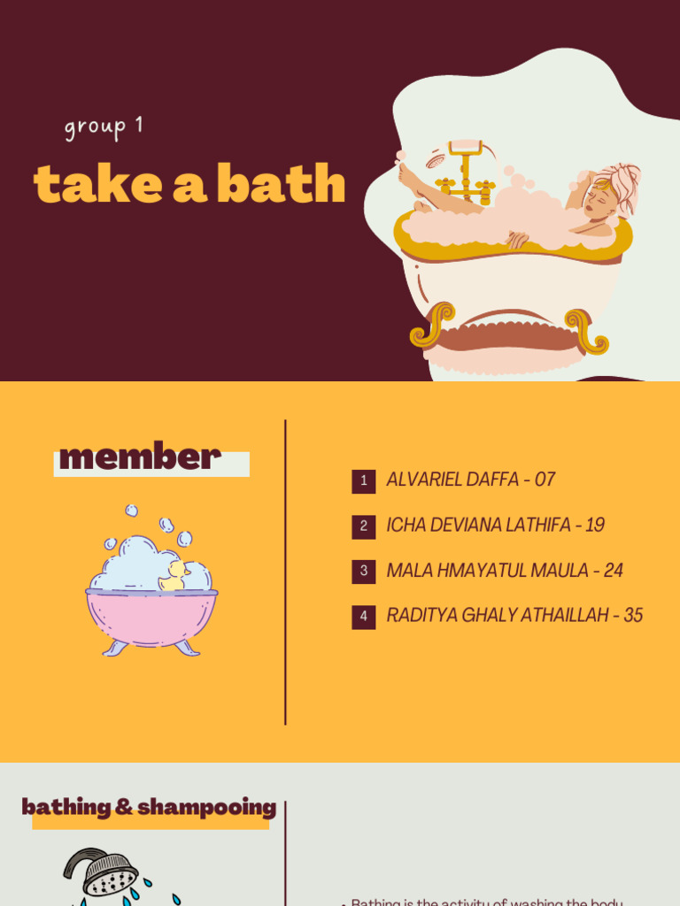 Take A Bath | PDF