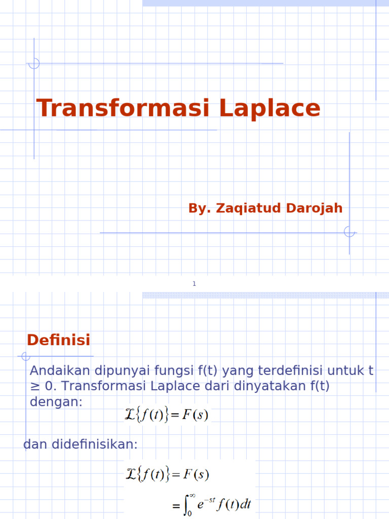 05 Mat2 Transformasi Laplace | PDF