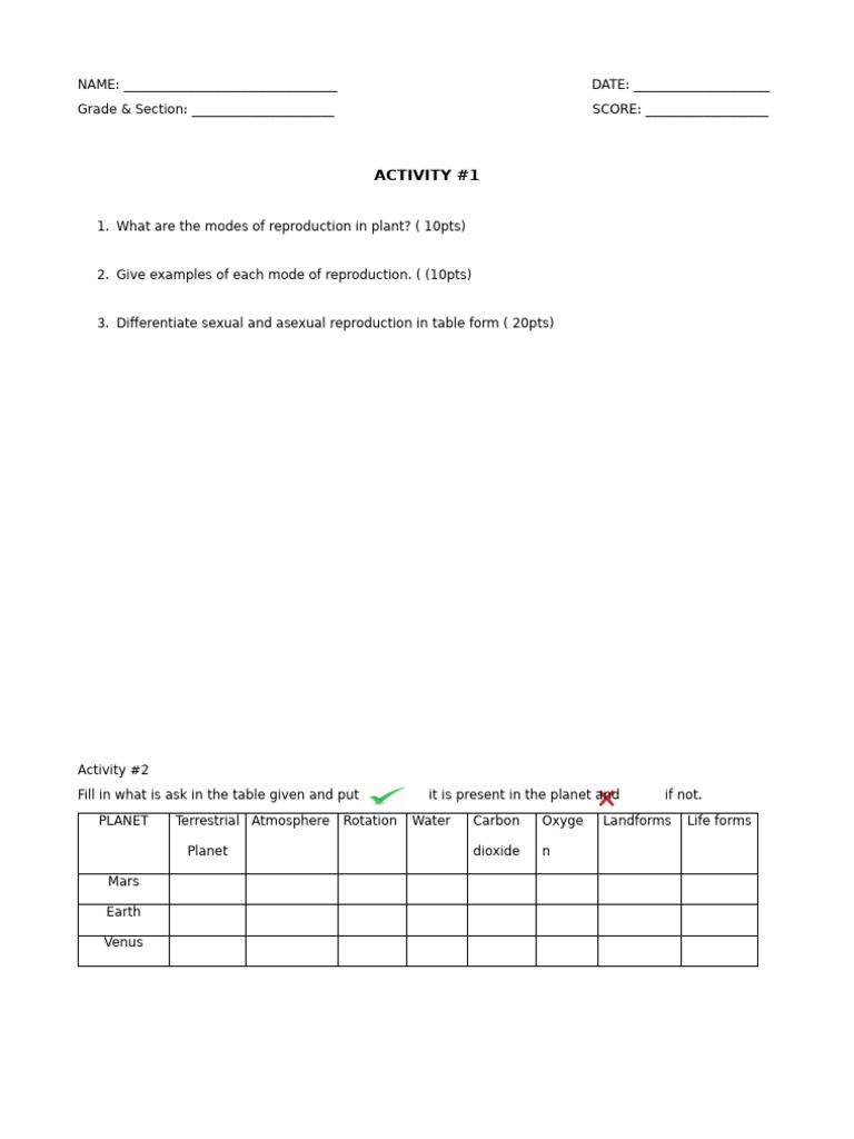 Science Quiz For Students Pdf