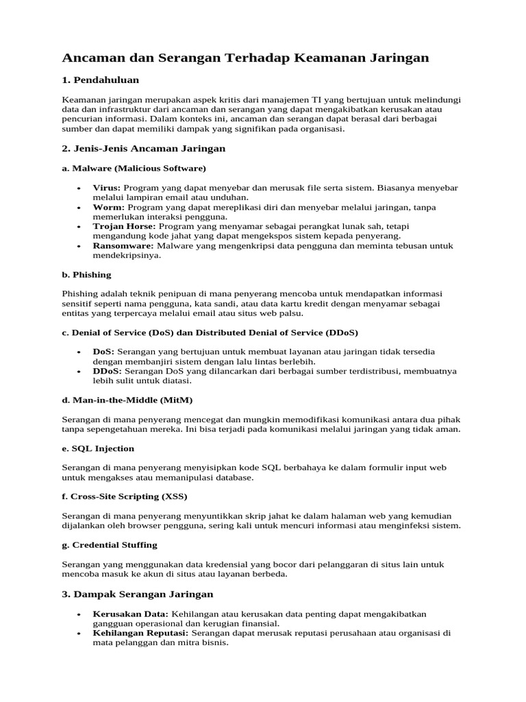 Materi Keamanan Jaringan | PDF