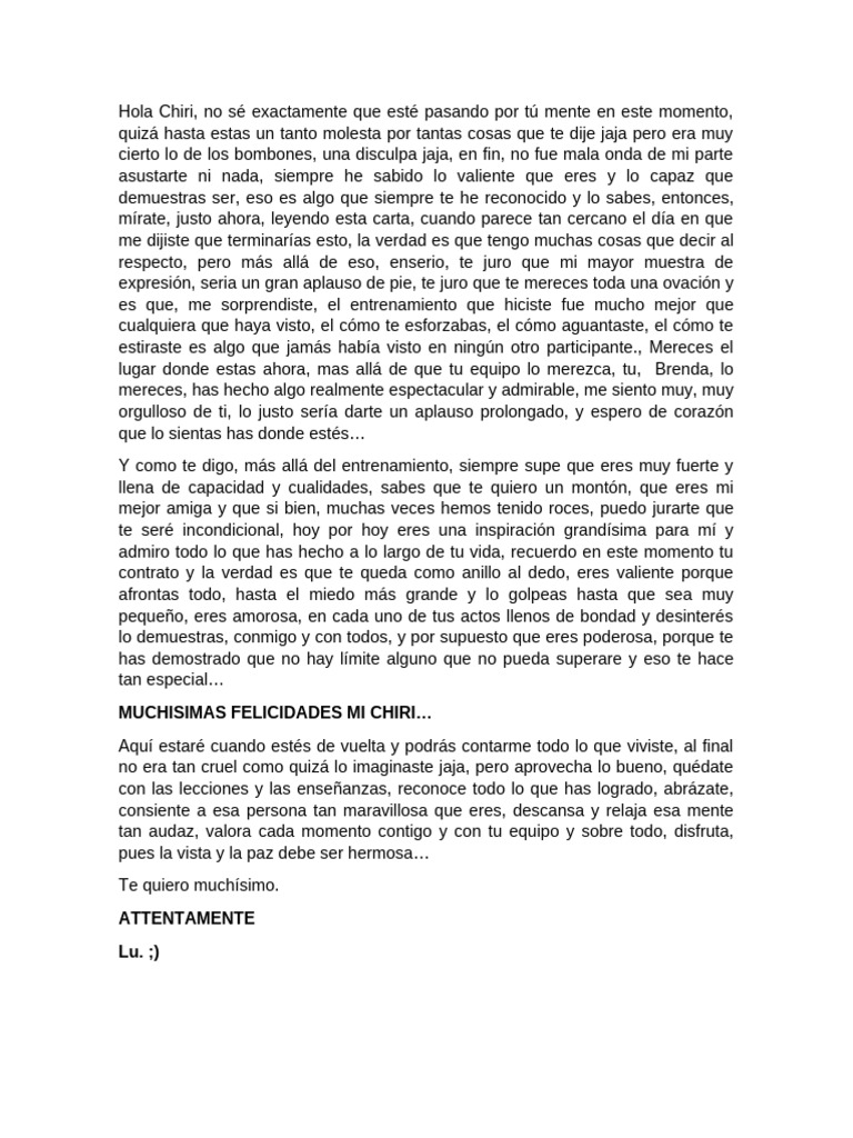 Carta 1. | PDF