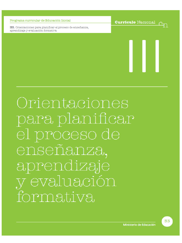 Planificación-Programa Curricular | PDF