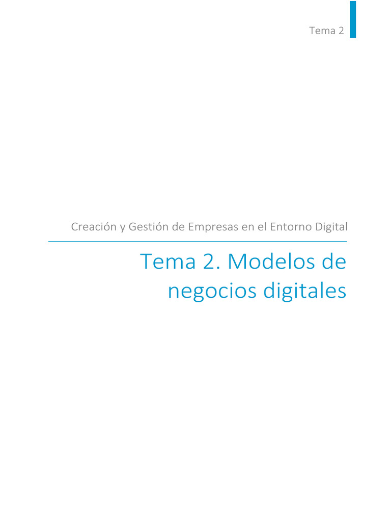 Modelos de Negocios Digitales Esenciales | PDF | Publicidad online ...