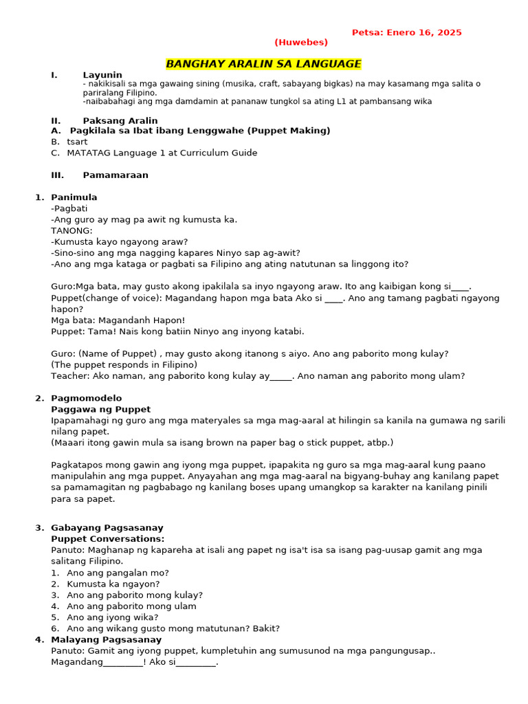 Language-Q3-W3.4 | PDF