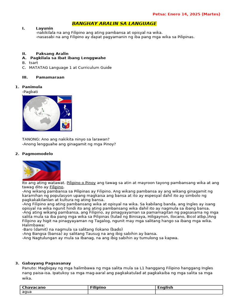 Language-Q3-W3.2 | PDF