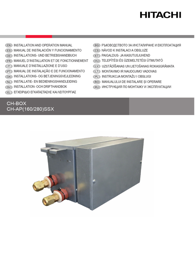 Installation_and_operation_manual_CH-BOX-CH-AP_160280_SSX_en_ru | PDF