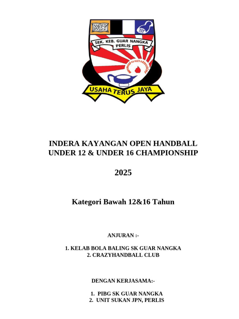 Indera Kayangan Open U11&u16, 2025 | PDF