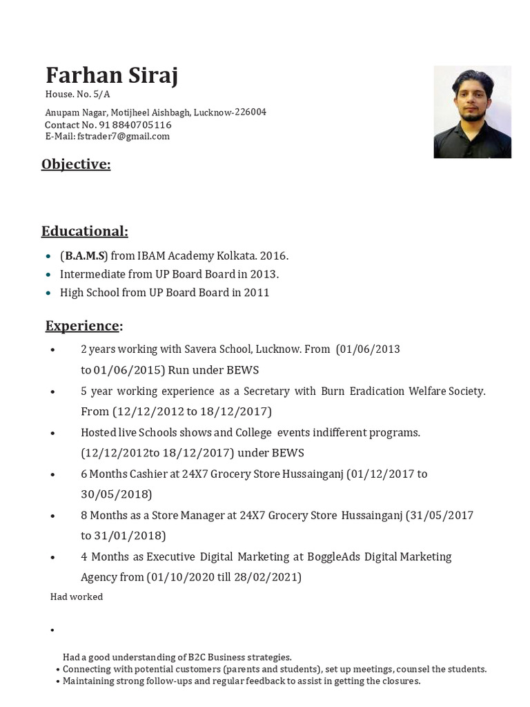 Cv farhan_2023_231006_135541 | PDF | Digital Marketing | Marketing