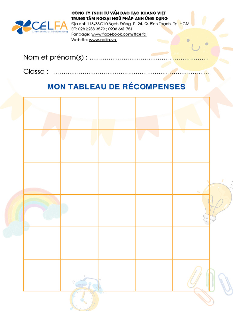 My Character Counts Chart | PDF