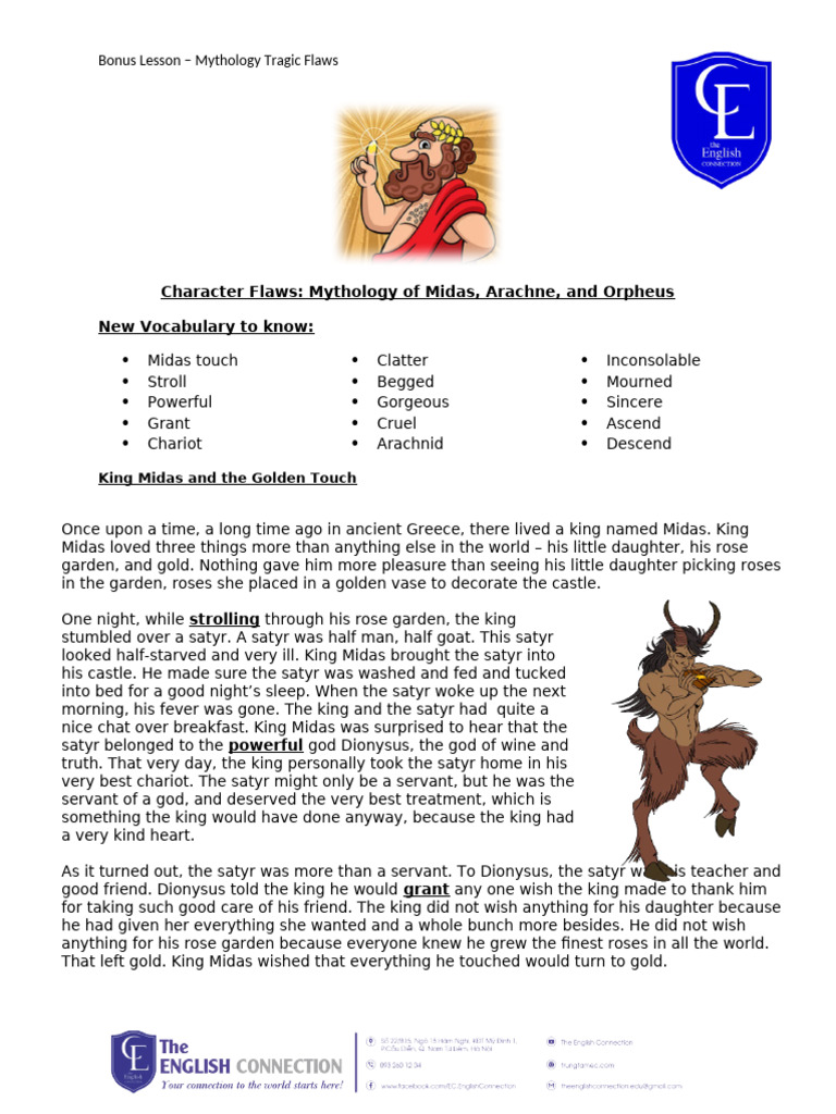 Character Flaw Mythology | PDF | Hades | Orpheus