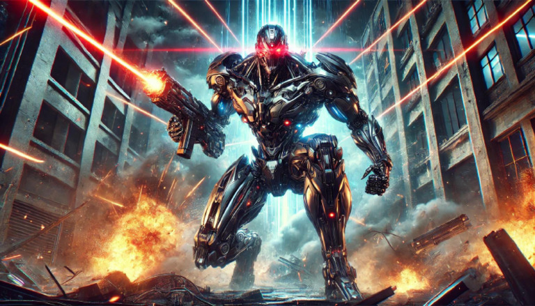 Evil Robot AI Laser Attack | PDF