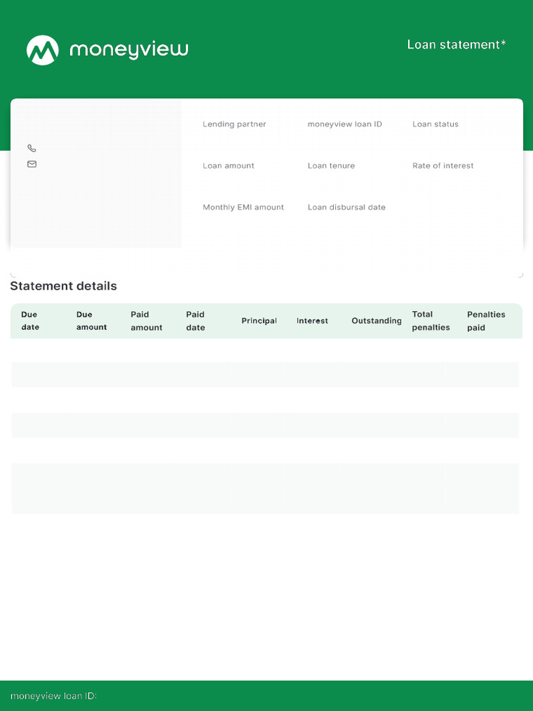 Money View Noc | PDF