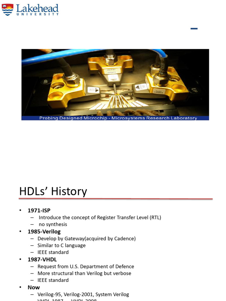 lec9-11 IntroVerilog | PDF | Hardware Description Language | Logic Synthesis
