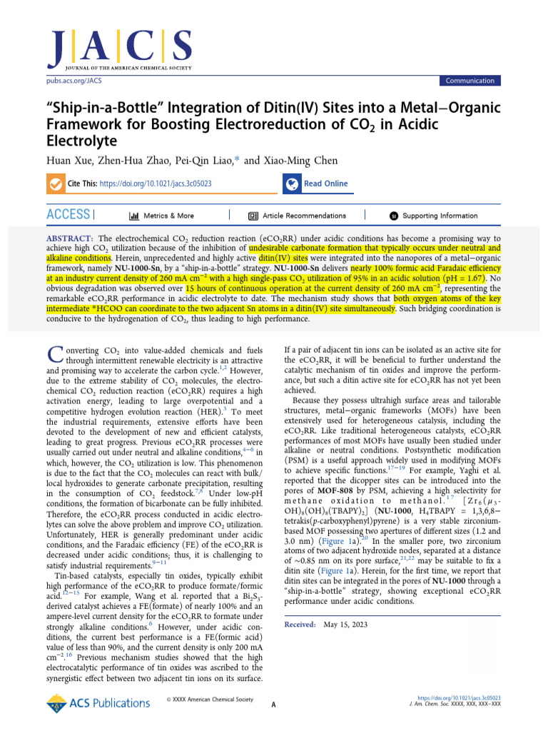 “Ship-in-a-Bottle” Integration of Ditin(IV) Sites into a Metal–Organic ...