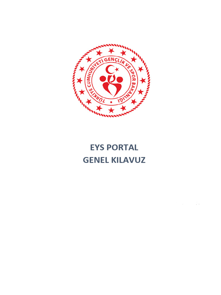 2025 EYS Portal - Genel Kılavuz | PDF