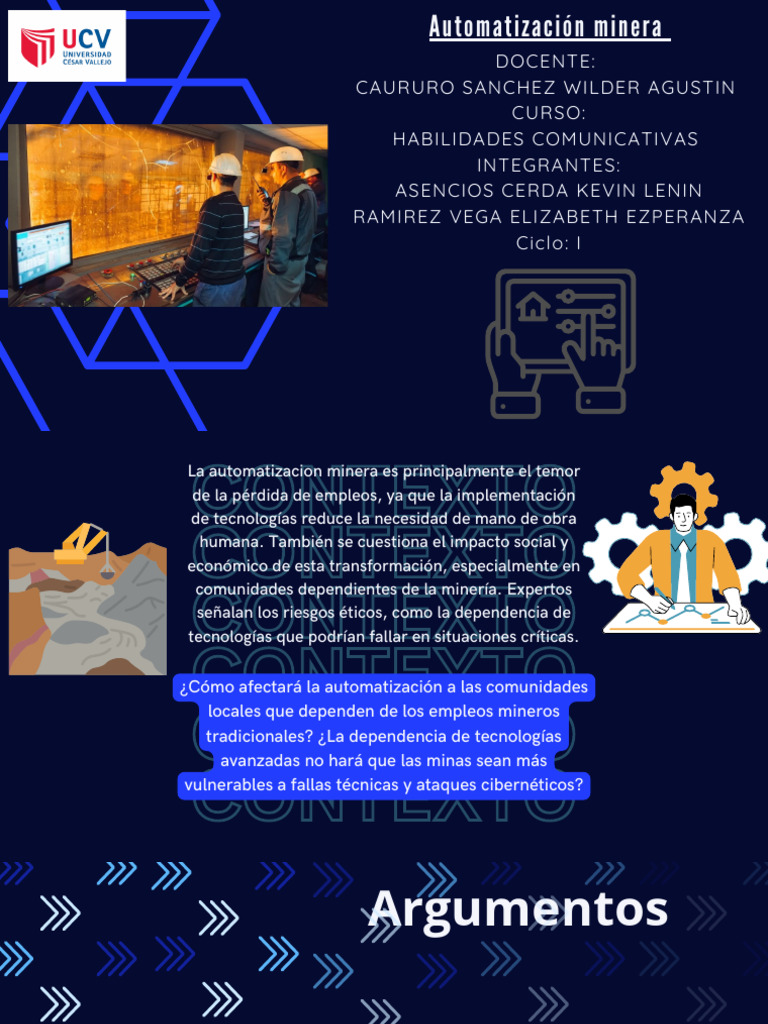 Presentación Proyecto Final Figuras Geometricas Azul | PDF | Minería | Empleo