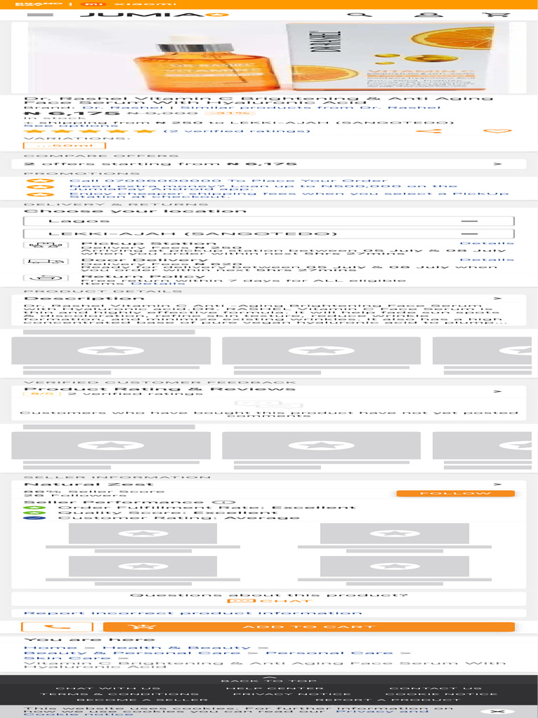 Skincare Enthusiasts: Vitamin C Serum | PDF | Skin Care | Vitamin C