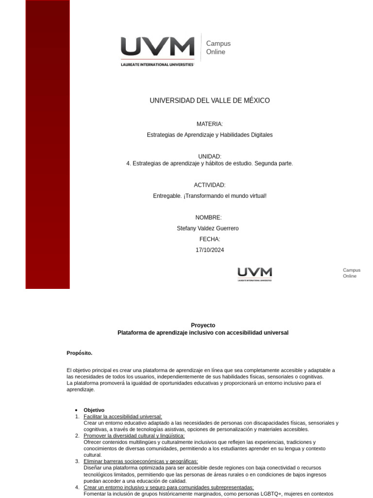 Transformando El Mundo Virtual | PDF | Inclusión (Educación) | Aprendizaje