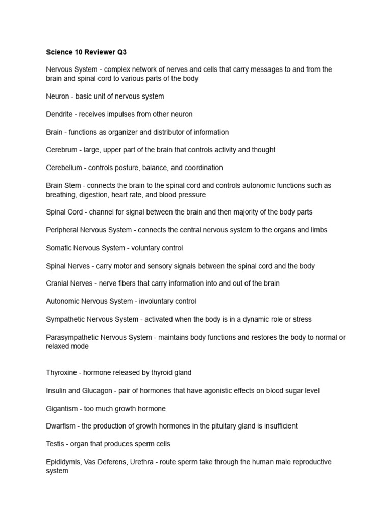 Science 10 Quarter 4 Module 1 | PDF | Endocrine System | Hormone