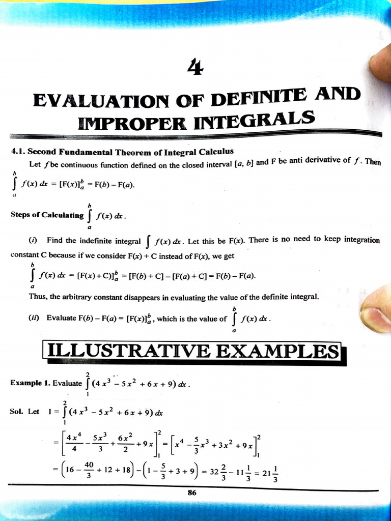 Maths Indefinite Integals | PDF
