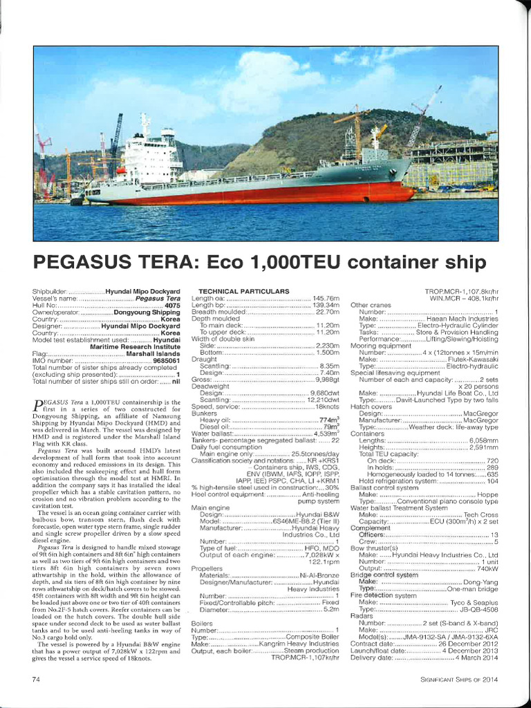 Pegasus Tera 1000 Teu | PDF