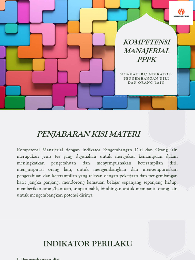 Pengembangan Diri | PDF