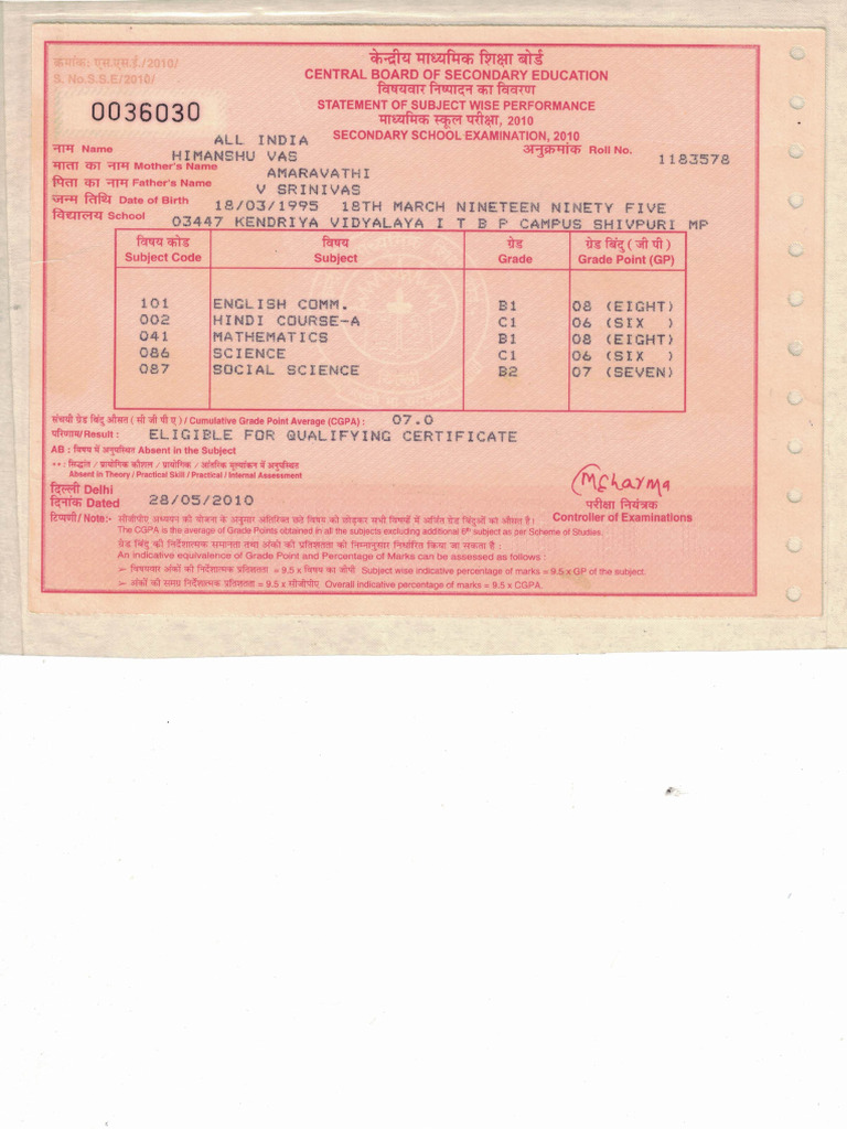 Sse 2010 Certicate | PDF