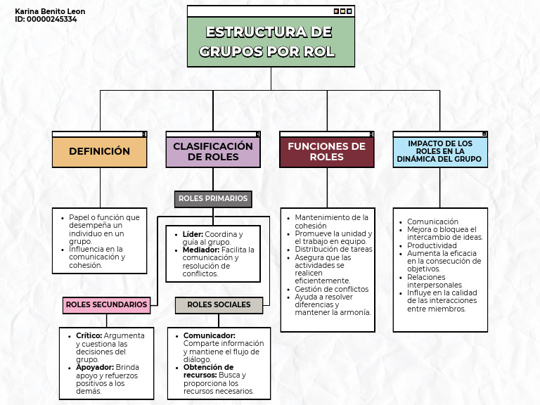 Estructura de Grupos Por Rol | PDF | Psicología Social