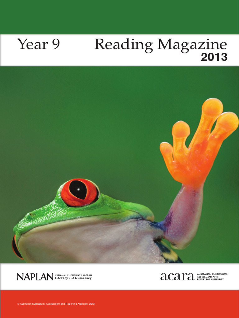 2013 NAPLAN Reading Magazine | PDF | Parasitism | Malaria