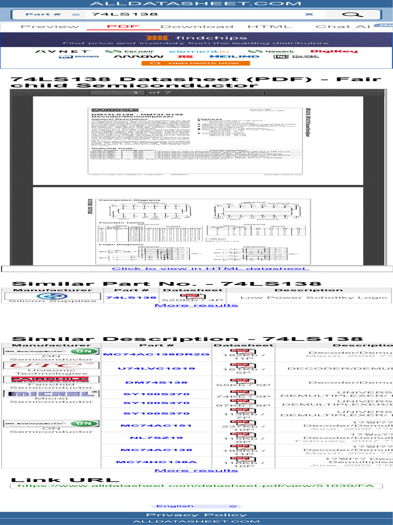 74LS138 PDF, 74LS138 Description, 74LS138 Datasheet, 74LS138 View ALLDATASHEET | PDF | Digital ...