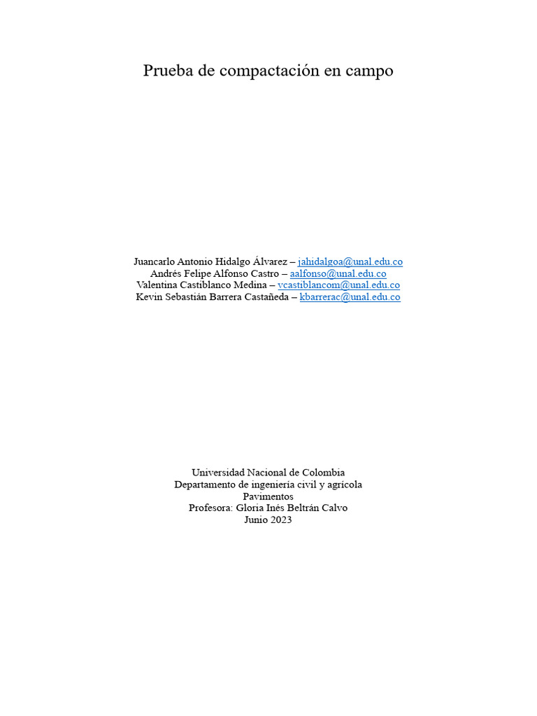 2n2rsloomzckj Prueba de Compactacion en Campo PDF Application PDF | PDF | Densidad | Arena