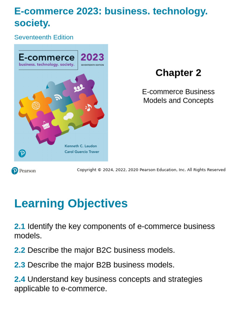 Chapter 2. E-Commerce Business Models and Concepts | PDF | E Commerce | Competitive Advantage