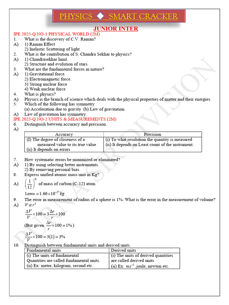 Junior-Physics - Smart Cracker | PDF | Deformation (Engineering) | Gases