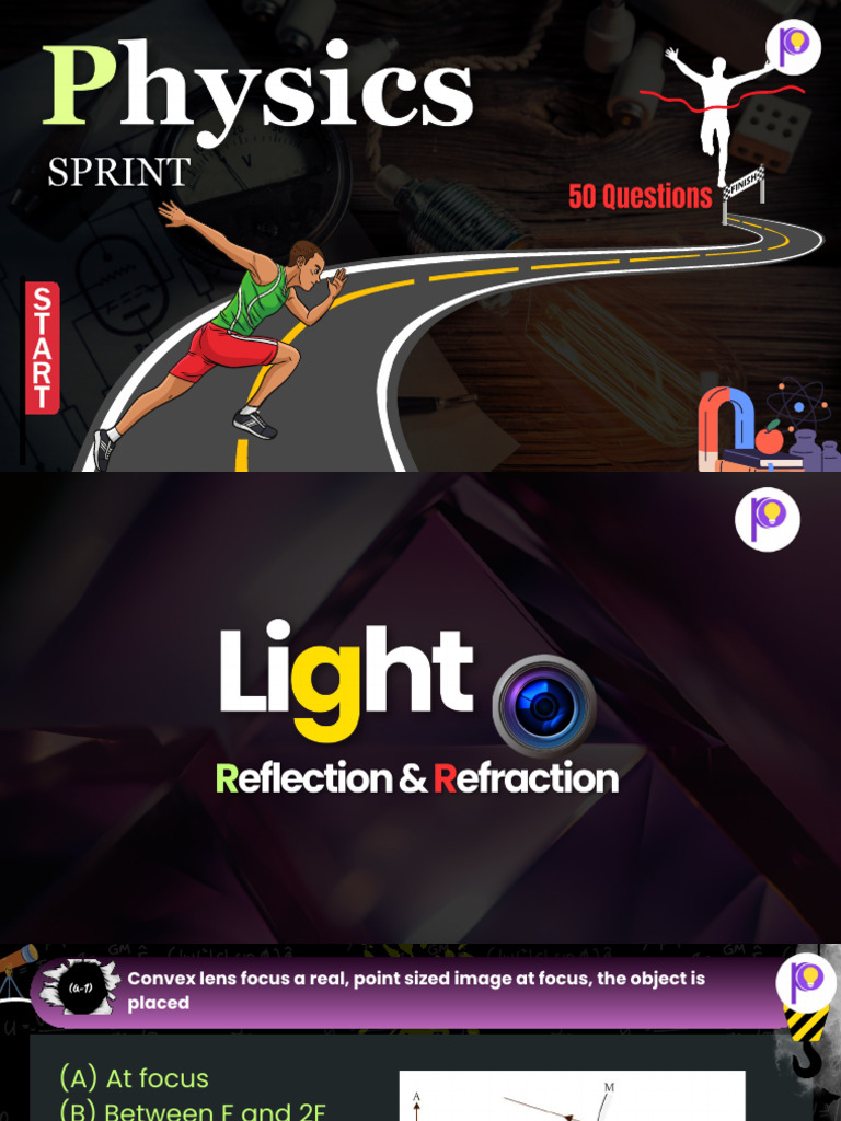 Class 10th Physics Marathon 50 MIQ - Compressed | PDF | Color | Eye