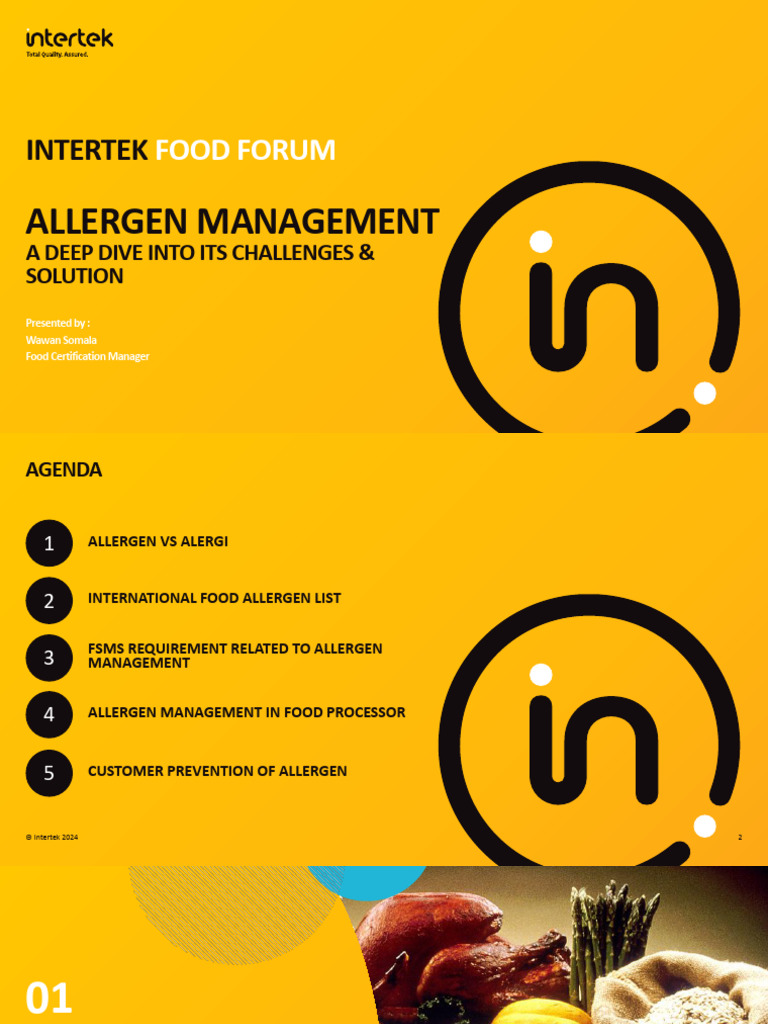 Allergen Management IFF - 1 (Intertek) | PDF