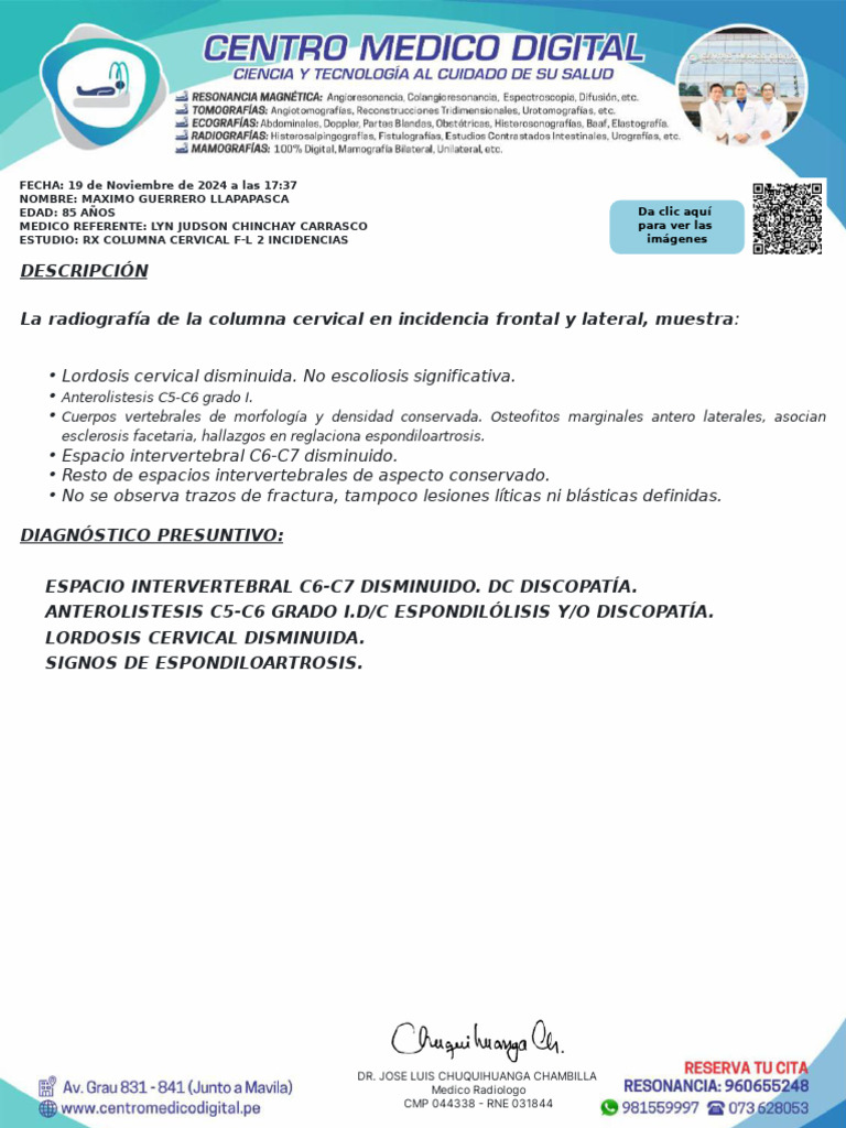 Maximo Guerrero Llapapasca DX | PDF